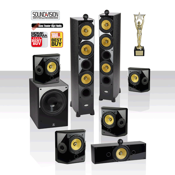 T3-7.1-UL | 7.1 THX Speaker System, Theatre & Cinema | Crystal Audio ...